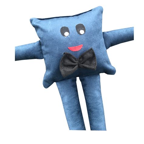 Bonequinho Suede Azul Marinho Com Gravata Dominic Decor Dominic Decor