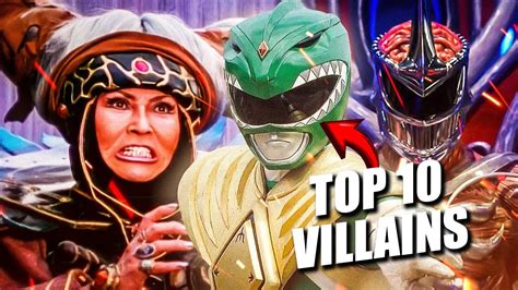 Top 10 Most Powerful Power Ranger Villains In History Youtube