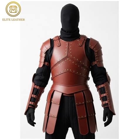 Handmade Ninja Leather Armor Stealth Warrior Costume Festival