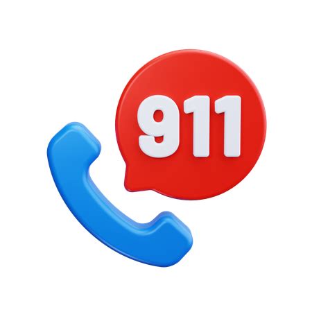 911 Call 3d Illustrations Free Download In Png Gltf