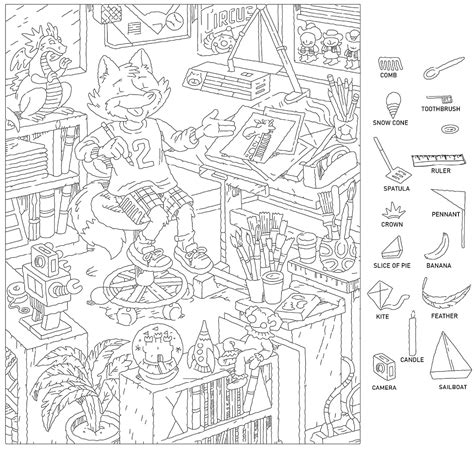 Hidden Pictures Printable Hidden Pictures In Logos