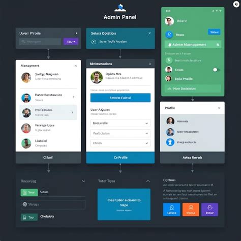 7000 Admin Panel Wireframe Pictures