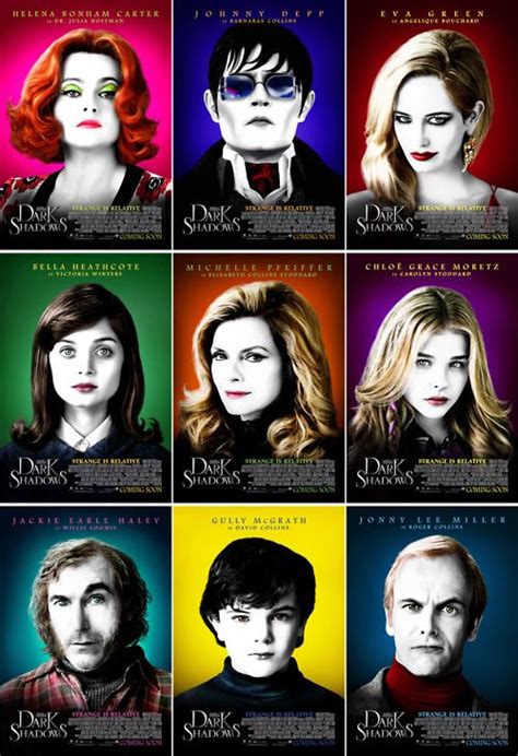 Main Characters In Dark Shadows Dark Shadows Movie Tim Burton Films