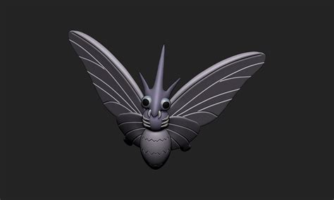 Stl File Pokemon Venomoth・template To Download And 3d Print・cults