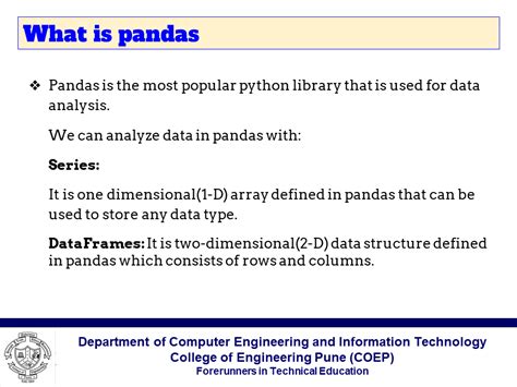 Introduction To Pandas Library In Data Science