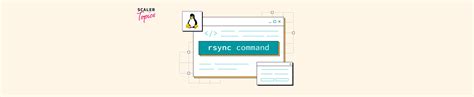 rsync command in linux scaler topics
