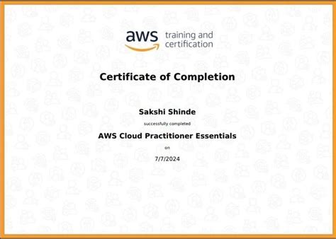 Sakshi Shinde On Linkedin 🌟thrilled To Share That Ive Successfully Completed The Aws Cloud