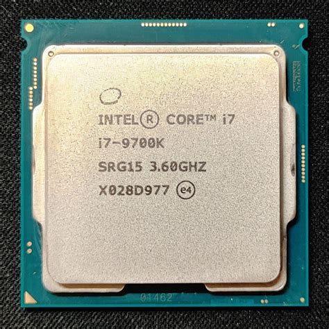 Cpu I7 9700k BẢo HÀnh 12th Socket 1151v2 Shopee Việt Nam