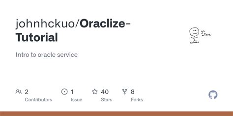 Github Johnhckuooraclize Tutorial Intro To Oracle Service