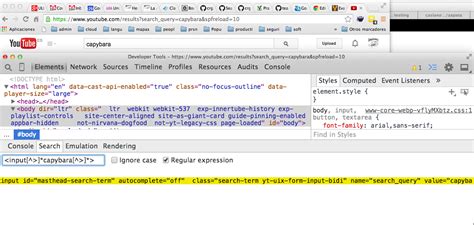 Búsqueda de Elementos HTML