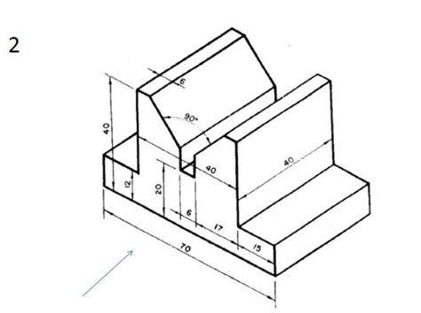Solved Front View Left Hand Side View And Top View Of Chegg