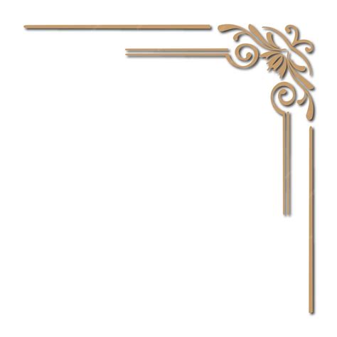 cadre d angle vecteur premium