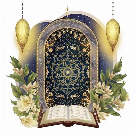 Premium Vector Islamic Background With Prayer Rug