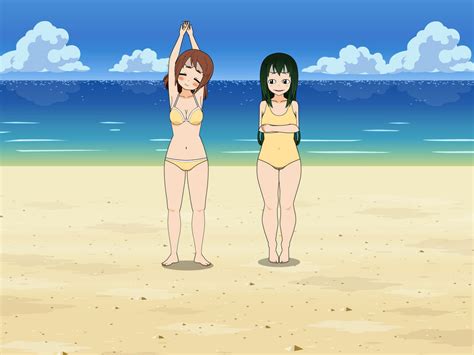 Ochako Uraraka And Tsuyu Asui By Makarenodollmaker On Deviantart