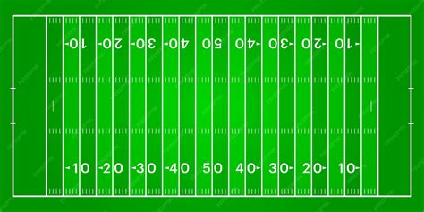 Premium Vector American Football Field