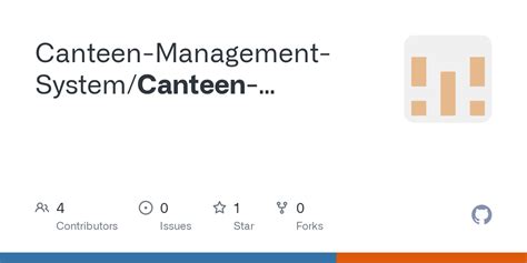 GitHub Canteen Management System Canteen Management System