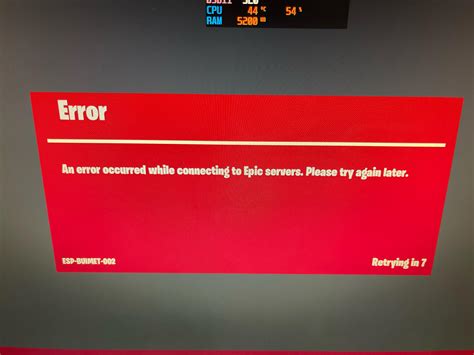 whats wrong with my fortnite esp buimet 002 error r fortnitebr