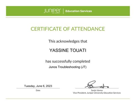 Yassine Touati On Linkedin Junipernetworks