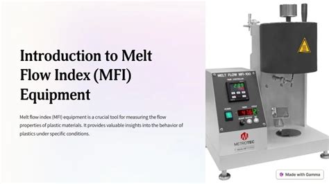 Ppt Melt Flow Index Equipment Assessing Polymer Flow Powerpoint