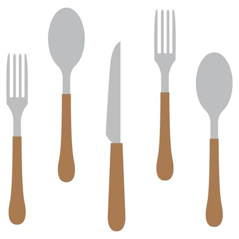 Cutlery Vector Illustration Premium Vector