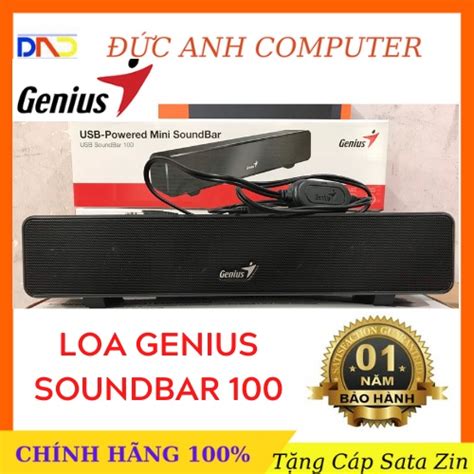 Loa Vi Tính Loa Genius Soundbar 100 Usb âm Thanh Trầm Kiểu Dáng đẹp