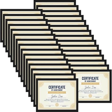 30 Packs 85 X 11 Magnetic Picture Frame Bulk 85 By 11 Certificate