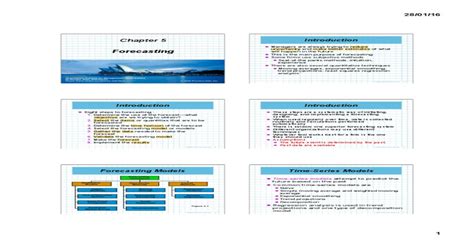 Download Pdf Notes On Forecasting
