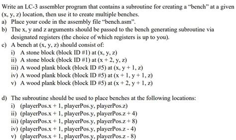 Solved Write An LC Assembler Program That Waits For The Chegg