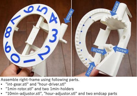 3d 打印的三轴机械数字时钟 Arduino 实验室 3d 打印的三轴机械数字时钟 Arduino 实验室