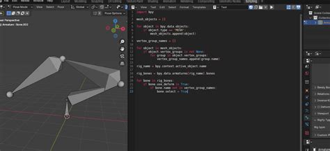 Python How To Select Only Deformation Bones Blender Stack Exchange