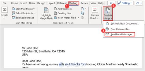 Mail Merge In Excel Purposes Procedure Uses And Limitations Exceldemy