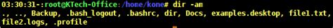 Learn Linux Dir Command Examples With Options