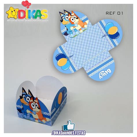 Porta Forminhas TemÁticas Bluey Dikasbrindes