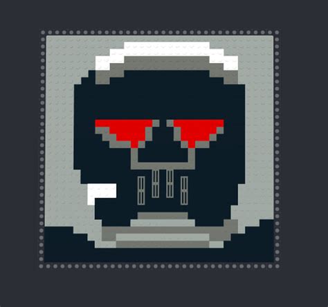 Lego Moc Dark Trooper Mosaic By Eli14 Rebrickable Build With Lego