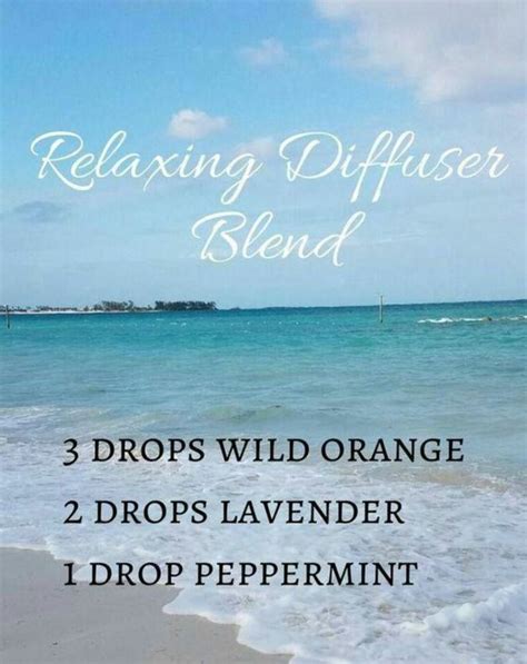 Relaxing Diffuser Blend Diffuser Blends Summer Essential Oils