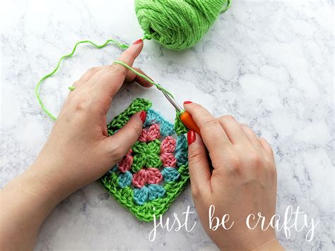 Learn To Crochet The Classic Granny Square Just Be Crafty