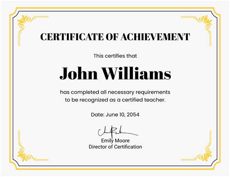 Free Teaching Experience Certificate Template To Edit Online