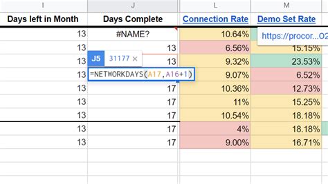 How To Create A Formula For Workdays Completed In A Given Month R