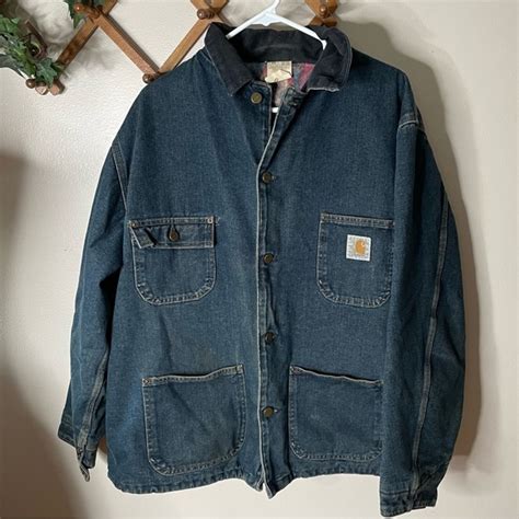 Carhartt Jackets And Coats Vintage Carhartt Denim Chore Coat Aztec