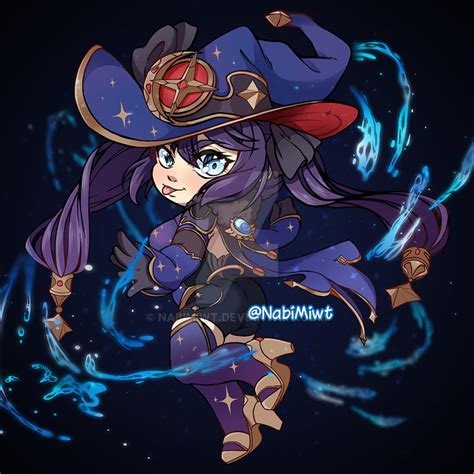 [gi] Chibi Mona By Nabimiwt On Deviantart