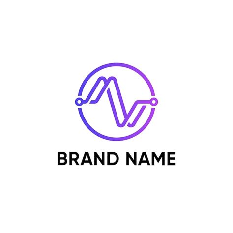 N Logo Concept Premium Vector