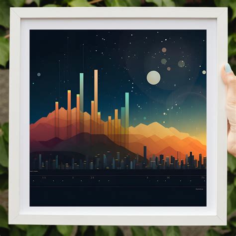 City Of Numbers Analytics Art Print Data Art Analytics Wall Art