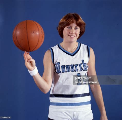 Old Dominion University Nancy Lieberman In Action Poses For Portrait