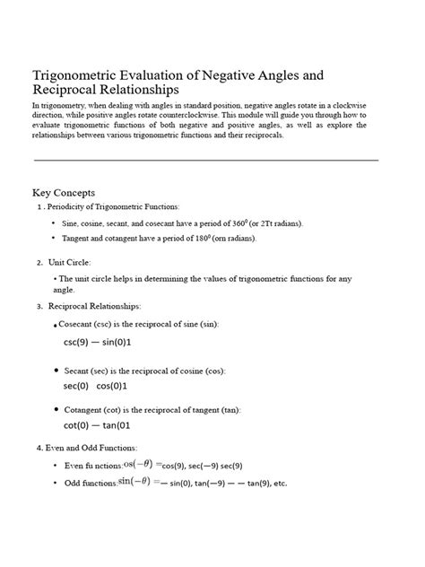 Tri Pdf Trigonometric Functions Complex Analysis
