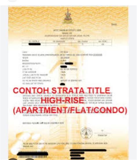 Mypusakaonline Geran Strata Ramai Pemilik Apartment Dan Facebook