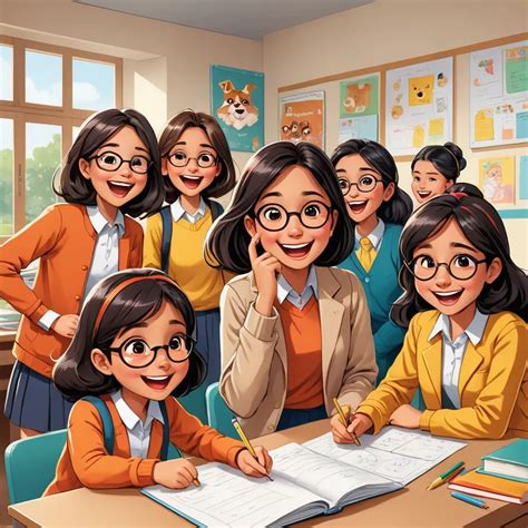 The Classroom Caper Hana Arwa Alia Heba Nona And The Comical