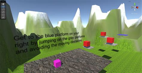 Platform Jump With Obstacles Game By Jakemaier