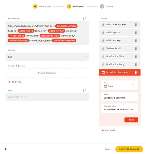 Adastacks Scheduled Notifications