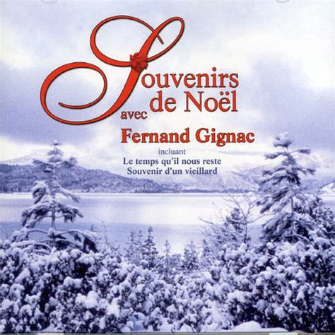 Souvenirs De Noel Fernand Gignac Audio Cd Ebay