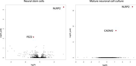 Volcano Plots Of Protein Expression The Volcano Plot Shows How The
